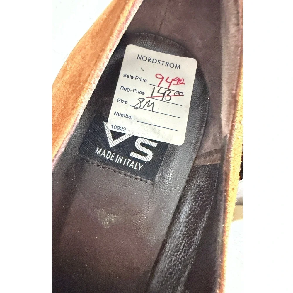 VS Made in Italy | Shoes | Nwot Vs Made In Italy Brown Suede Platform ...